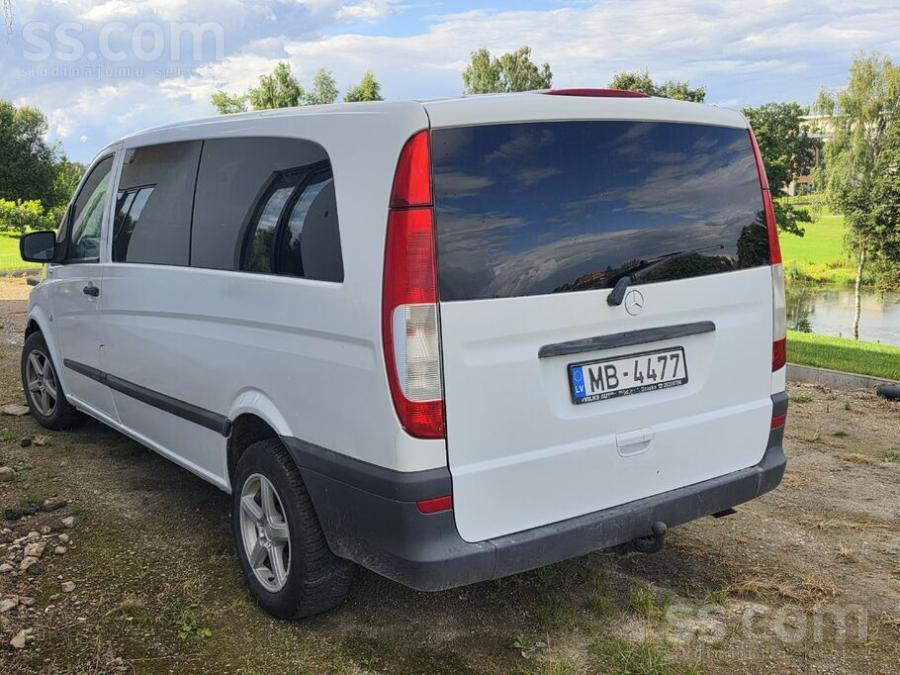 Balts Mercedes-Benz Vito 2011 Bauska, ar dzinēja tilpumu 2.20 L un nobraukumu 439 tūkst. km par 5850 €, foto 1 vietnē AUTOMOTO.COM.LV