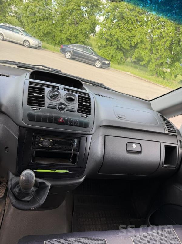 Balts Mercedes-Benz Vito 2012 Rēzekne, ar dzinēja tilpumu 2.20 L un nobraukumu 461 tūkst. km par 5200 €, foto 5 vietnē AUTOMOTO.COM.LV