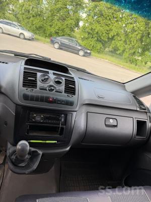 White Mercedes-Benz Vito 2012 in Rezekne, with an engine capacity of 2.20 L and mileage of 461 thousand km for 5200 €, photo 6 on AUTOMOTO.COM.LV