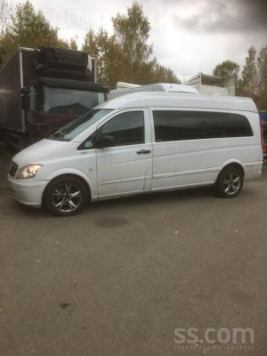 White Mercedes-Benz Vito 2013 in Riga, with an engine capacity of 2.00 L and mileage of 236 thousand km for 6700 €, photo  on AUTOMOTO.COM.LV