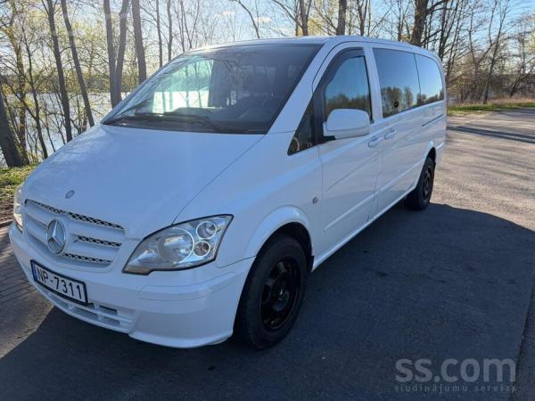 Balts Mercedes-Benz Vito 2013 Ogre, ar dzinēja tilpumu 2.10 L un nobraukumu 314 tūkst. km par 6500 €, foto 1 vietnē AUTOMOTO.COM.LV