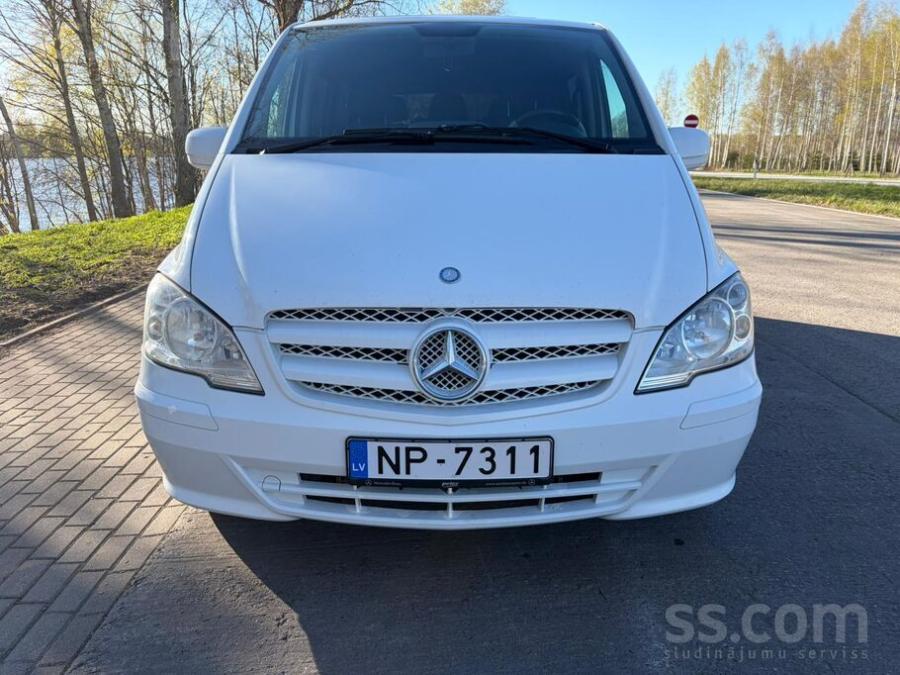 Balts Mercedes-Benz Vito 2013 Ogre, ar dzinēja tilpumu 2.10 L un nobraukumu 314 tūkst. km par 6500 €, foto 3 vietnē AUTOMOTO.COM.LV