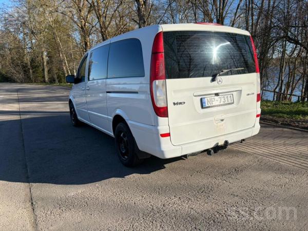 White Mercedes-Benz Vito 2013 in Ogre, with an engine capacity of 2.10 L and mileage of 314 thousand km for 6500 €, photo 6 on AUTOMOTO.COM.LV