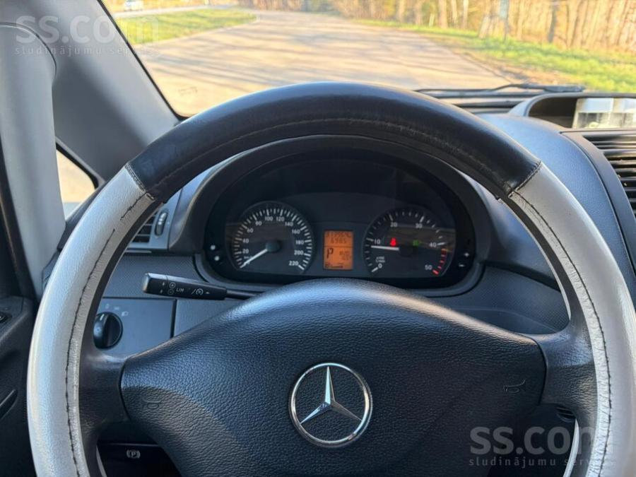 Balts Mercedes-Benz Vito 2013 Ogre, ar dzinēja tilpumu 2.10 L un nobraukumu 314 tūkst. km par 6500 €, foto 11 vietnē AUTOMOTO.COM.LV