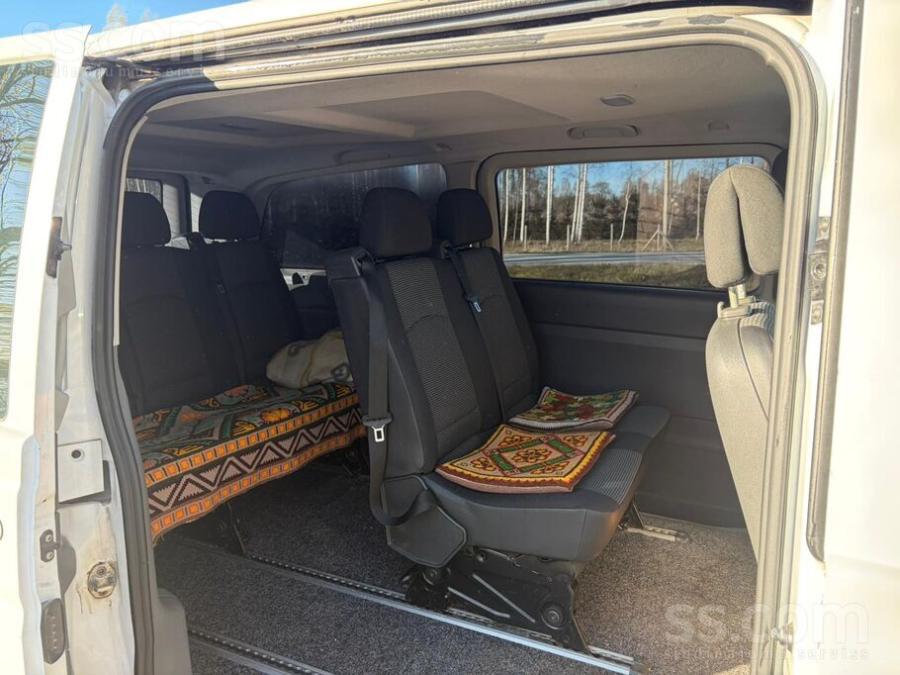 Balts Mercedes-Benz Vito 2013 Ogre, ar dzinēja tilpumu 2.10 L un nobraukumu 314 tūkst. km par 6500 €, foto 14 vietnē AUTOMOTO.COM.LV