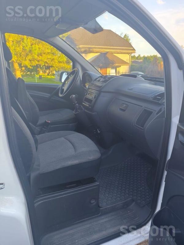 Balts Mercedes-Benz Vito 2014 Rīga, ar dzinēja tilpumu 2.10 L un nobraukumu 207 tūkst. km par 7260 €, foto 6 vietnē AUTOMOTO.COM.LV