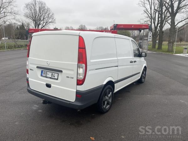 White Mercedes-Benz Vito 2014 in Jelgava, with an engine capacity of 2.20 L and mileage of 320 thousand km for 5999 €, photo 3 on AUTOMOTO.COM.LV
