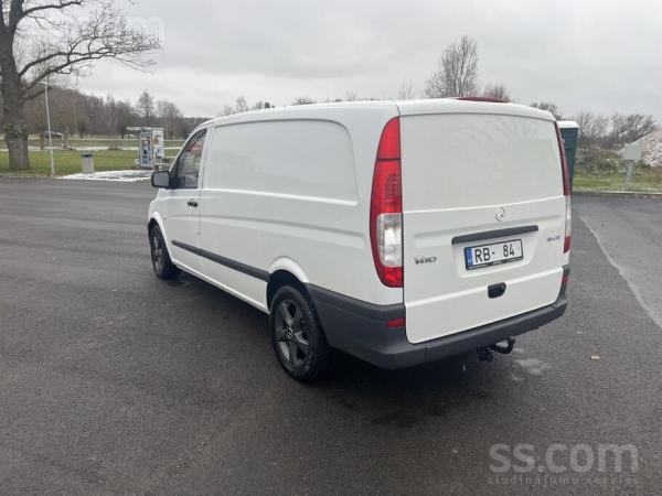 White Mercedes-Benz Vito 2014 in Jelgava, with an engine capacity of 2.20 L and mileage of 320 thousand km for 5999 €, photo 4 on AUTOMOTO.COM.LV