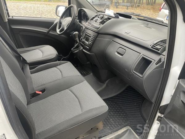 White Mercedes-Benz Vito 2014 in Jelgava, with an engine capacity of 2.20 L and mileage of 320 thousand km for 5999 €, photo 7 on AUTOMOTO.COM.LV