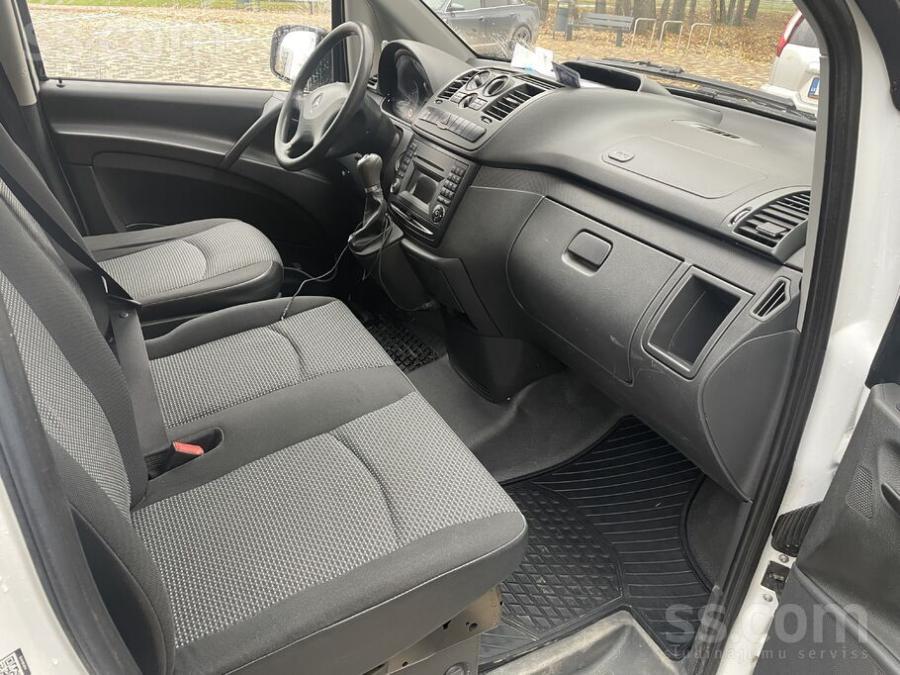 Balts Mercedes-Benz Vito 2014 Jelgava, ar dzinēja tilpumu 2.20 L un nobraukumu 320 tūkst. km par 5999 €, foto 8 vietnē AUTOMOTO.COM.LV