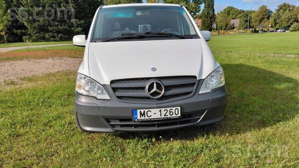 White Mercedes-Benz Vito 2014 in Jurmala, with an engine capacity of 2.20 L and mileage of 313 thousand km for 9980 €, photo 3 on AUTOMOTO.COM.LV