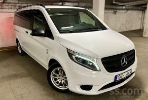 White Mercedes-Benz Vito 2015 in Liepaja, with an engine capacity of 2.20 L and mileage of 275 thousand km for 17950 €, photo 3 on AUTOMOTO.COM.LV