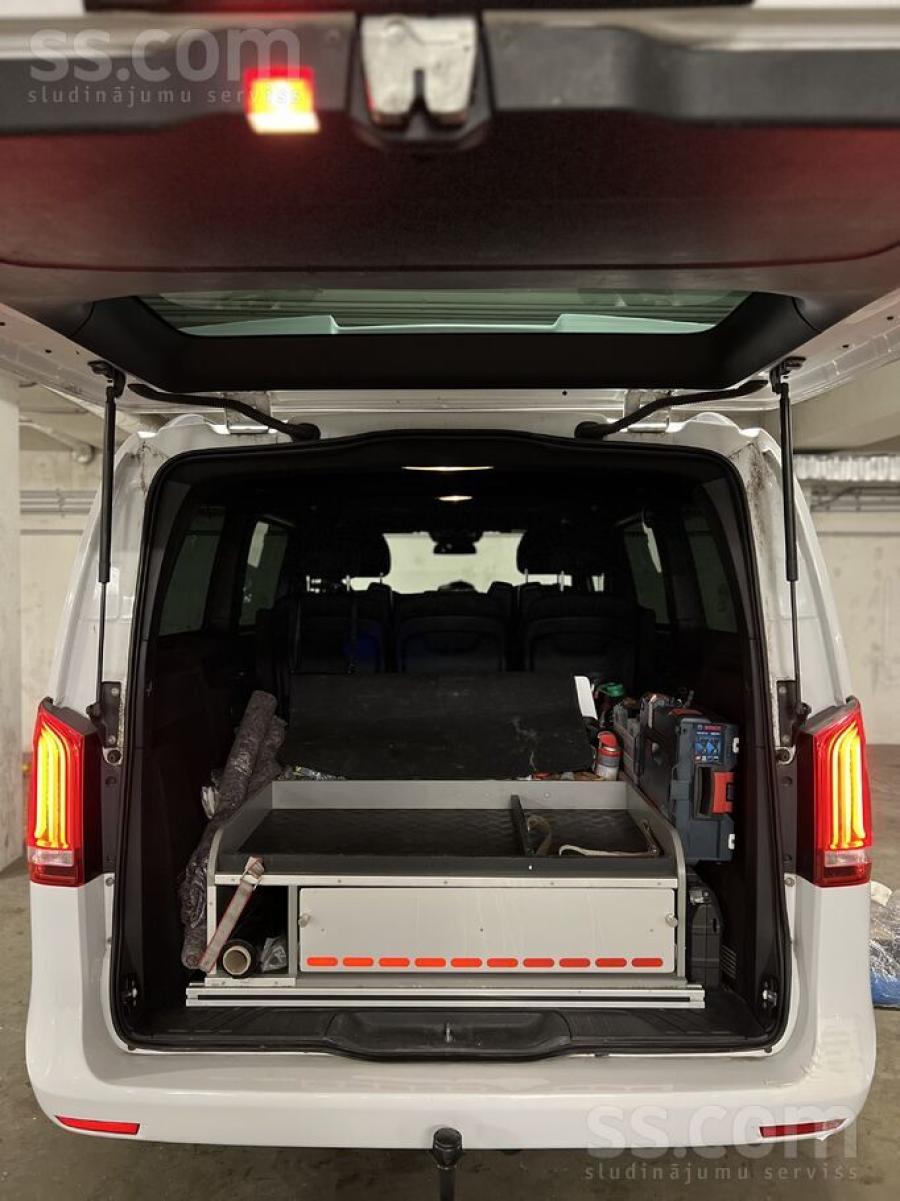 White Mercedes-Benz Vito 2015 in Liepaja, with an engine capacity of 2.20 L and mileage of 275 thousand km for 17950 €, photo 7 on AUTOMOTO.COM.LV