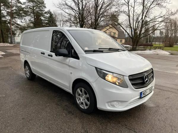 White Mercedes-Benz Vito 2015 in Jekabpils, with an engine capacity of 1.60 L and mileage of 286 thousand km for 9900 €, photo 1 on AUTOMOTO.COM.LV