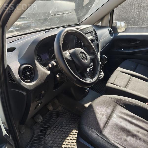 White Mercedes-Benz Vito 2015 in Jelgava, with an engine capacity of 1.60 L and mileage of 277 thousand km for 8300 €, photo 8 on AUTOMOTO.COM.LV