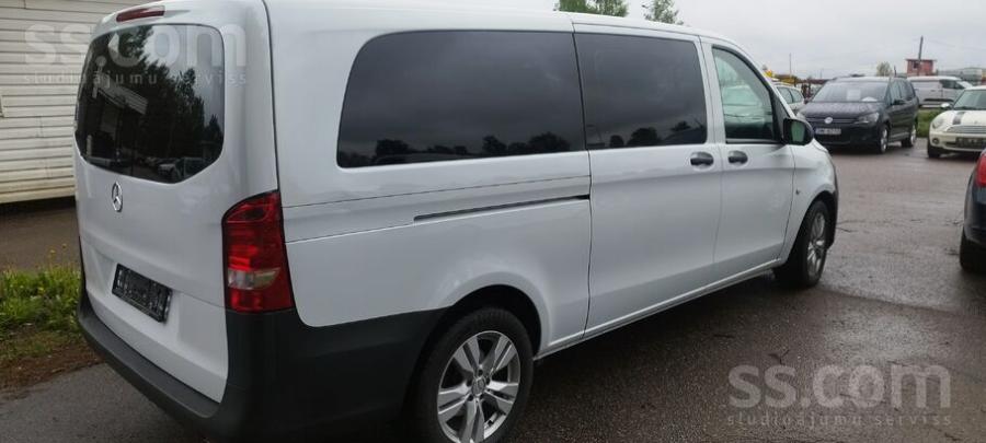 Balts Mercedes-Benz Vito 2016 Rīga, ar dzinēja tilpumu 2.20 L un nobraukumu 0 tūkst. km par 11500 €, foto 7 vietnē AUTOMOTO.COM.LV