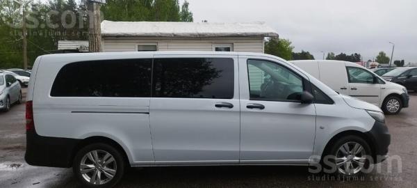 White Mercedes-Benz Vito 2016 in Riga, with an engine capacity of 2.20 L and mileage of 0 thousand km for 11500 €, photo 7 on AUTOMOTO.COM.LV
