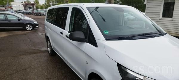 White Mercedes-Benz Vito 2016 in Riga, with an engine capacity of 2.20 L and mileage of 0 thousand km for 11500 €, photo 8 on AUTOMOTO.COM.LV