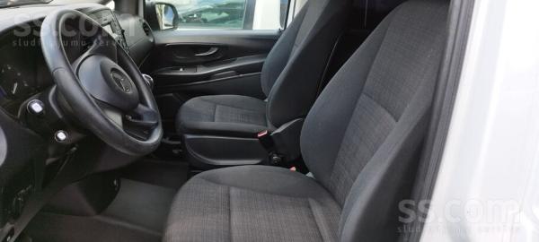 White Mercedes-Benz Vito 2016 in Riga, with an engine capacity of 2.20 L and mileage of 0 thousand km for 11500 €, photo 9 on AUTOMOTO.COM.LV