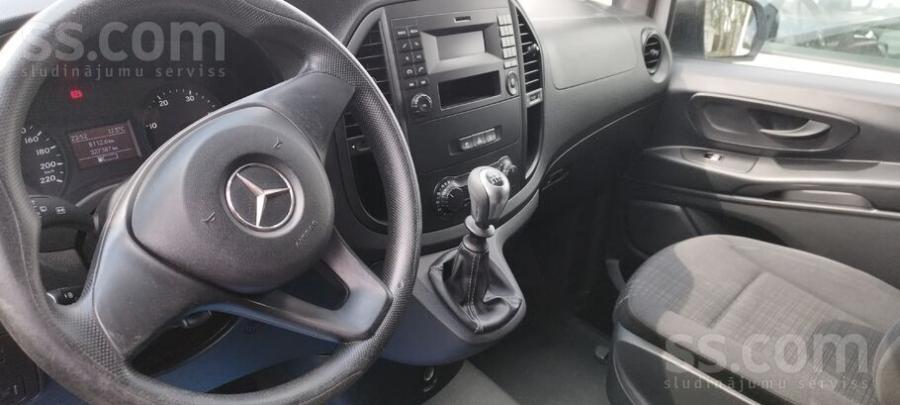 Balts Mercedes-Benz Vito 2016 Rīga, ar dzinēja tilpumu 2.20 L un nobraukumu 0 tūkst. km par 11500 €, foto 12 vietnē AUTOMOTO.COM.LV