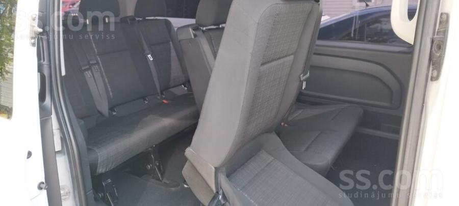 Balts Mercedes-Benz Vito 2016 Rīga, ar dzinēja tilpumu 2.20 L un nobraukumu 0 tūkst. km par 11500 €, foto 13 vietnē AUTOMOTO.COM.LV