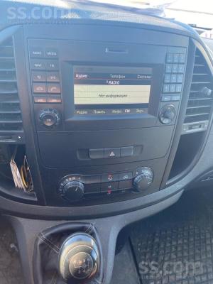 White Mercedes-Benz Vito 2017 in Daugavpils, with an engine capacity of 1.60 L and mileage of 197 thousand km for 10900 €, photo 3 on AUTOMOTO.COM.LV