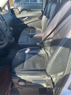 White Mercedes-Benz Vito 2017 in Daugavpils, with an engine capacity of 1.60 L and mileage of 197 thousand km for 10900 €, photo 4 on AUTOMOTO.COM.LV