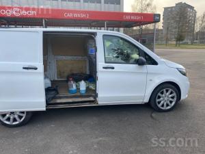 White Mercedes-Benz Vito 2017 in Daugavpils, with an engine capacity of 1.60 L and mileage of 197 thousand km for 10900 €, photo 10 on AUTOMOTO.COM.LV