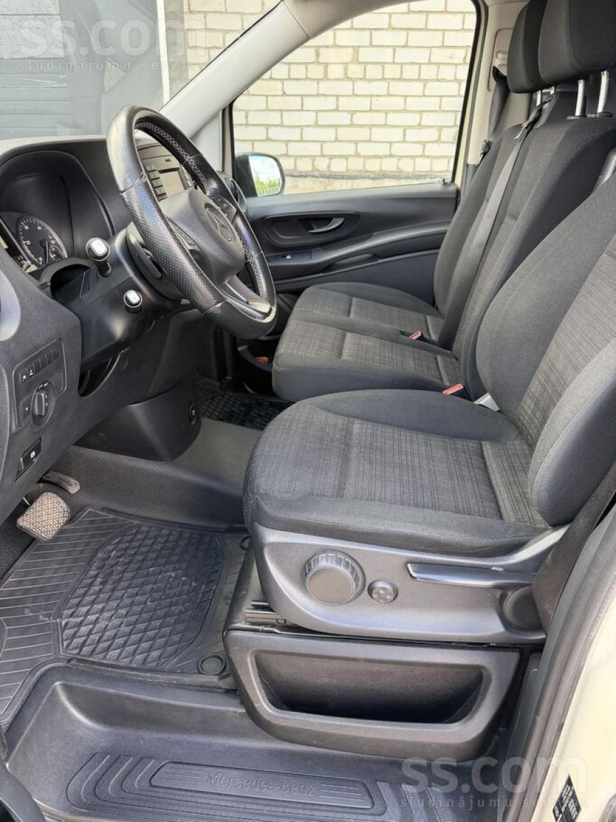 White Mercedes-Benz Vito 2017 in Rezekne, with an engine capacity of 2.20 L and mileage of 368 thousand km for 12100 €, photo 7 on AUTOMOTO.COM.LV