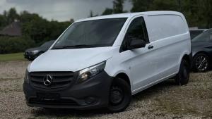 White Mercedes-Benz Vito 2017 in Jelgava, with an engine capacity of 2.20 L and mileage of 299 thousand km for 10990 €, photo 3 on AUTOMOTO.COM.LV