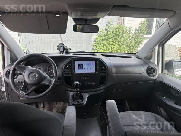 White Mercedes-Benz Vito 2017 in Riga, with an engine capacity of 2.20 L and mileage of 372 thousand km for 11900 €, photo 6 on AUTOMOTO.COM.LV