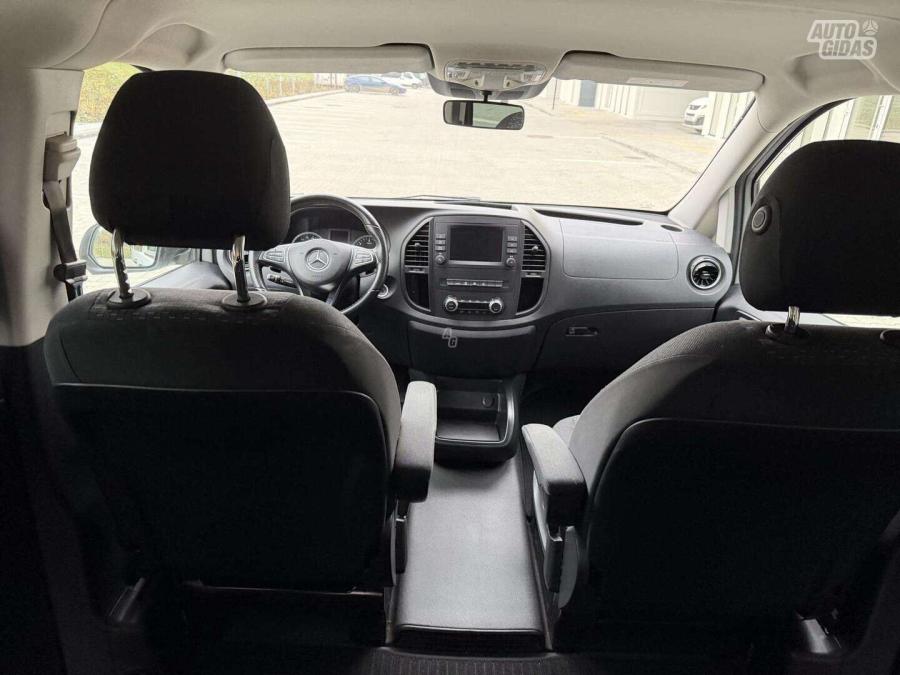White Mercedes-Benz Vito 2020 in Vilnius, with an engine capacity of 2.00 L and mileage of 323 thousand km for 15950 €, photo 18 on AUTOMOTO.COM.LV