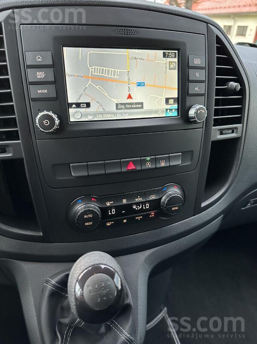 White Mercedes-Benz Vito 2021 in Jelgava, with an engine capacity of 1.80 L and mileage of 68 thousand km for 41700 €, photo 13 on AUTOMOTO.COM.LV