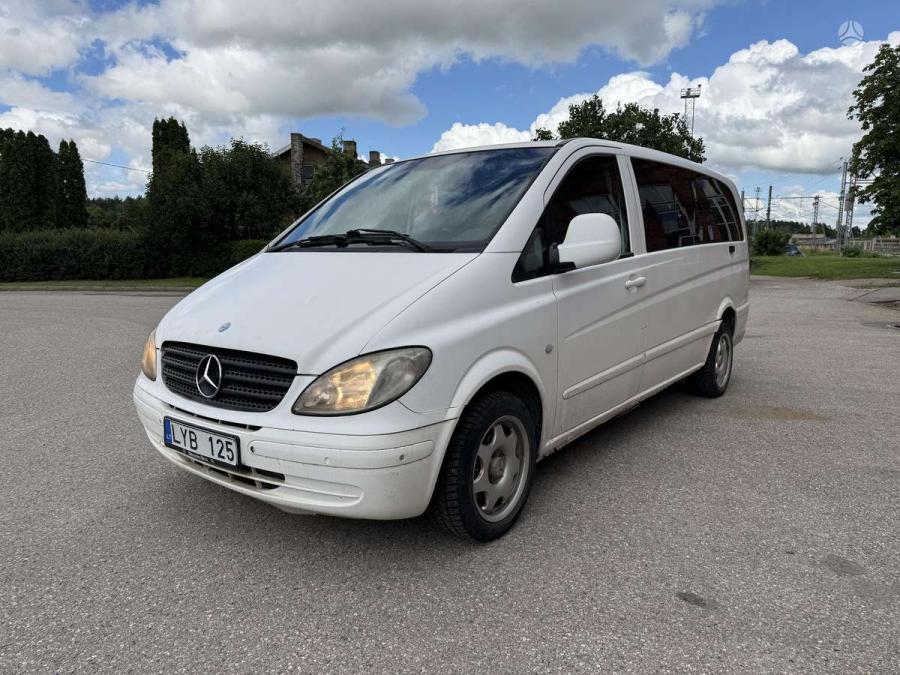 White Mercedes-Benz Vito 2005 in Jonava, with an engine capacity of 2.20 L and mileage of 322 thousand km for 2150 €, photo 1 on AUTOMOTO.COM.LV