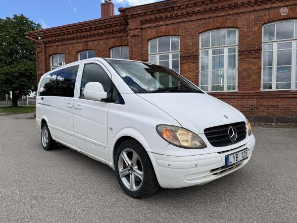 White Mercedes-Benz Vito 2005 in Jonava, with an engine capacity of 2.20 L and mileage of 322 thousand km for 2150 €, photo 2 on AUTOMOTO.COM.LV
