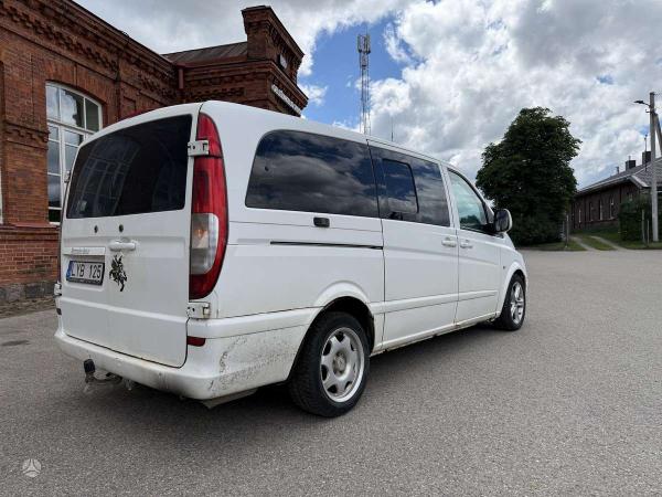 White Mercedes-Benz Vito 2005 in Jonava, with an engine capacity of 2.20 L and mileage of 322 thousand km for 2150 €, photo 3 on AUTOMOTO.COM.LV
