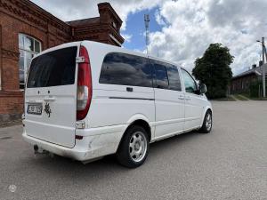 White Mercedes-Benz Vito 2005 in Jonava, with an engine capacity of 2.20 L and mileage of 322 thousand km for 2150 €, photo 4 on AUTOMOTO.COM.LV