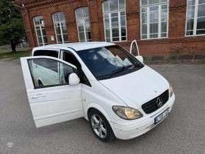 White Mercedes-Benz Vito 2005 in Jonava, with an engine capacity of 2.20 L and mileage of 322 thousand km for 2150 €, photo 10 on AUTOMOTO.COM.LV