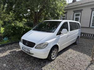 White Mercedes-Benz Vito 2005 in Jonava, with an engine capacity of 2.20 L and mileage of 322 thousand km for 2150 €, photo 19 on AUTOMOTO.COM.LV