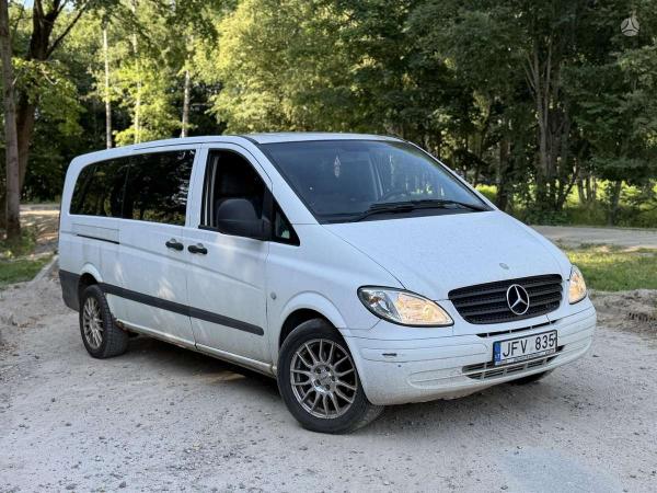 White Mercedes-Benz Vito 2007 in Vilnius, with an engine capacity of 2.15 L and mileage of 372 thousand km for 2450 €, photo 3 on AUTOMOTO.COM.LV