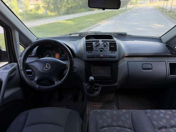 White Mercedes-Benz Vito 2007 in Vilnius, with an engine capacity of 2.15 L and mileage of 372 thousand km for 2450 €, photo 9 on AUTOMOTO.COM.LV