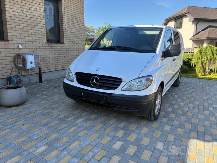White Mercedes-Benz Vito 2008 in Riga, with an engine capacity of 2.20 L and mileage of 0 thousand km for 5900 €, photo 7 on AUTOMOTO.COM.LV