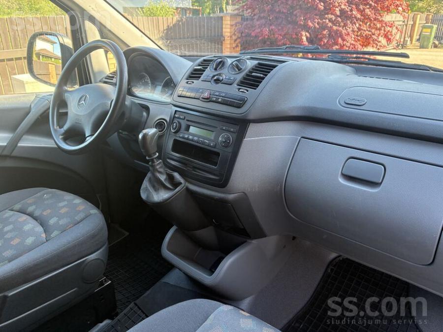 White Mercedes-Benz Vito 2008 in Riga, with an engine capacity of 2.20 L and mileage of 0 thousand km for 5900 €, photo 19 on AUTOMOTO.COM.LV
