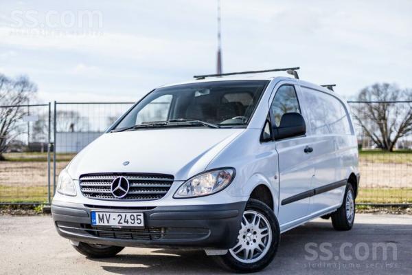 White Mercedes-Benz Vito 2009 in Riga, with an engine capacity of 2.20 L and mileage of 194 thousand km for 6490 €, photo 1 on AUTOMOTO.COM.LV
