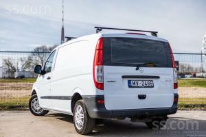 White Mercedes-Benz Vito 2009 in Riga, with an engine capacity of 2.20 L and mileage of 194 thousand km for 6490 €, photo 7 on AUTOMOTO.COM.LV