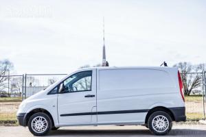 White Mercedes-Benz Vito 2009 in Riga, with an engine capacity of 2.20 L and mileage of 194 thousand km for 6490 €, photo 4 on AUTOMOTO.COM.LV
