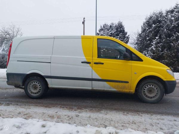 Balts Mercedes-Benz Vito 2009 Kauņa, ar dzinēja tilpumu 2.15 L un nobraukumu 354 tūkst. km par 3290 €, foto 4 vietnē AUTOMOTO.COM.LV