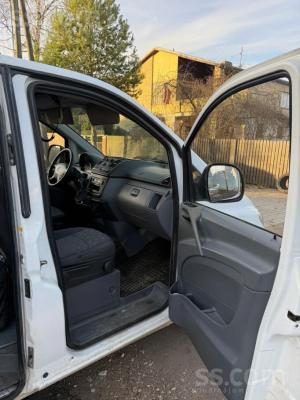 White Mercedes-Benz Vito 2009 in Jelgava, with an engine capacity of 3.00 L and mileage of 510 thousand km for 3900 €, photo 10 on AUTOMOTO.COM.LV