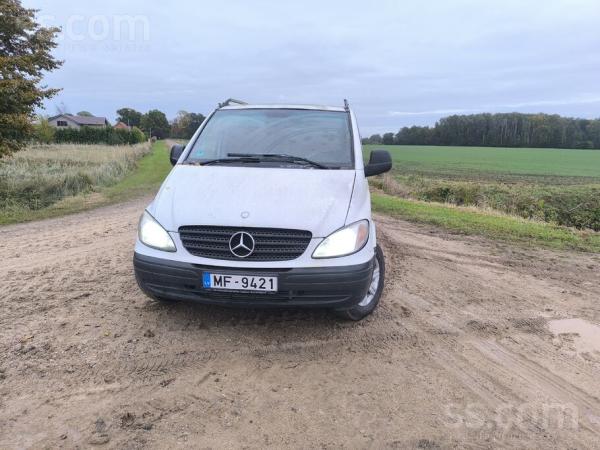White Mercedes-Benz Vito 2009 in Jelgava, with an engine capacity of 2.20 L and mileage of 500 thousand km for 3300 €, photo 1 on AUTOMOTO.COM.LV