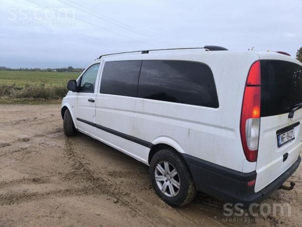 White Mercedes-Benz Vito 2009 in Jelgava, with an engine capacity of 2.20 L and mileage of 500 thousand km for 3300 €, photo 4 on AUTOMOTO.COM.LV